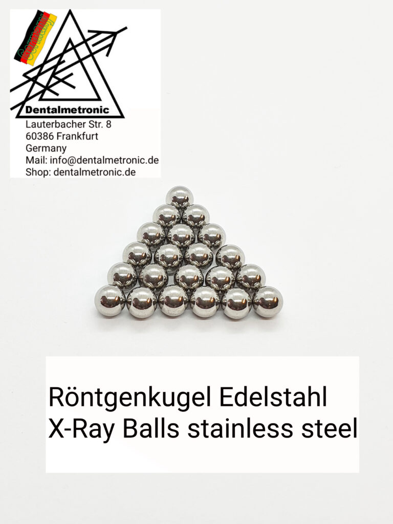 25x Kugel Röntgenkugel Edelstahl Ball Implantologie 5mm X-Ray ball ...